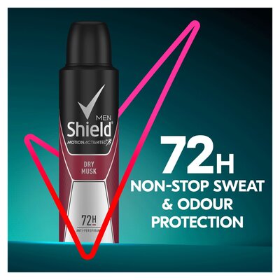 Shield Anti Perspirant Aerosol for Men Fresh Musk 150ml | PnP