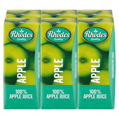 Rhodes 100% Fruit Juice Blend Apple 200ml x 6 | Smart Price Specials ...