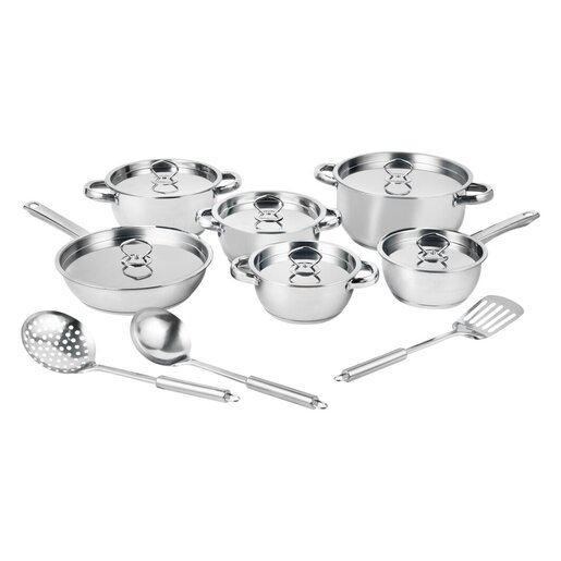 Tissolli 15 Piece Stainless Steel Cookware Set | Smart Price Specials ...