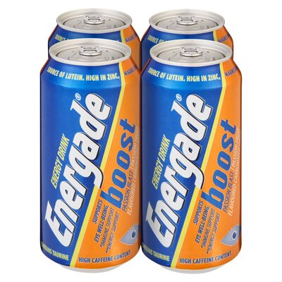 Energade Boost Carbonated Energy Drink Passion Blast 4 x 440ml | PnP