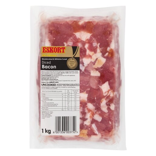 Eskort Diced Bacon 1kg | PnP