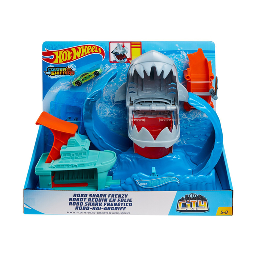 HOT WHEELS Robo Shark Frenzy Play Set | PnP