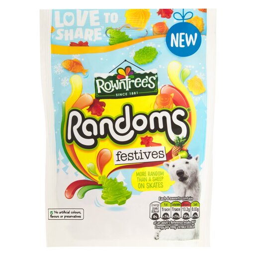 Rowntrees Randoms Festive Pouch 130g | PnP