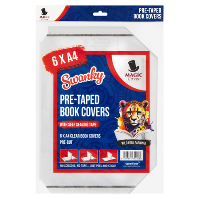Magic A4 Original Self Adhesive Book Cover 5 Pack | PnP