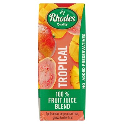 Rhodes 100% Fruit Juice Blend Tropical 200ml | PnP