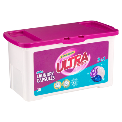 Ultra Efficient Auto Laundry Capsules 30 Pack | PnP