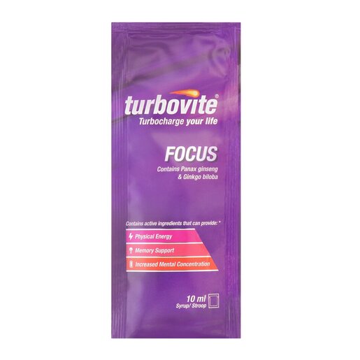 Turbovite Focus Sachets 10ml | PnP