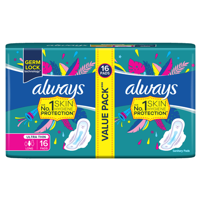 Always Ultra Pads Mesh Long 16 Pack | PnP