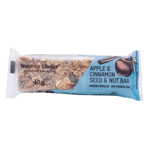 NATURE'S CHOICE BAR APP&CIN SEED&NUT 40G | PnP
