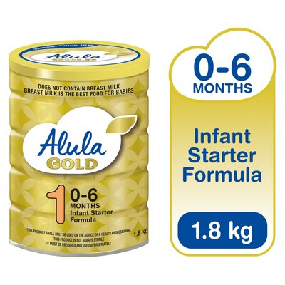 Alula Gold 1 0-6month Infant Starter Formula 1.8kg | Smart Price Specials | PnP Home