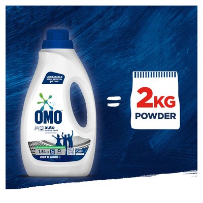 Omo Stain Removal Auto Washing Liquid Detergent 1.5L | PnP