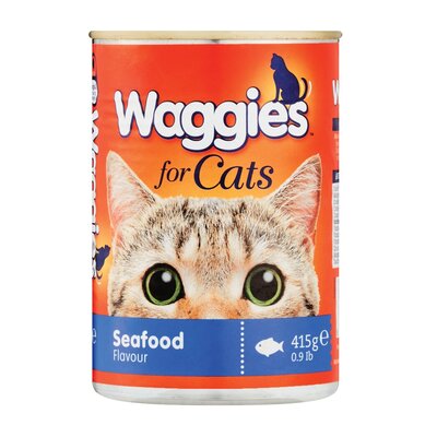 Waggies Cat Wet Sea Food 415g | PnP