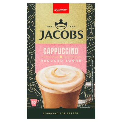 Jacobs Reduced Sugar Instant Cappuccino Stick 10 x 11.1g | Smart Price ...