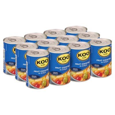 Koo Choice Grade Fruit Cocktail 410g x 12 | PnP
