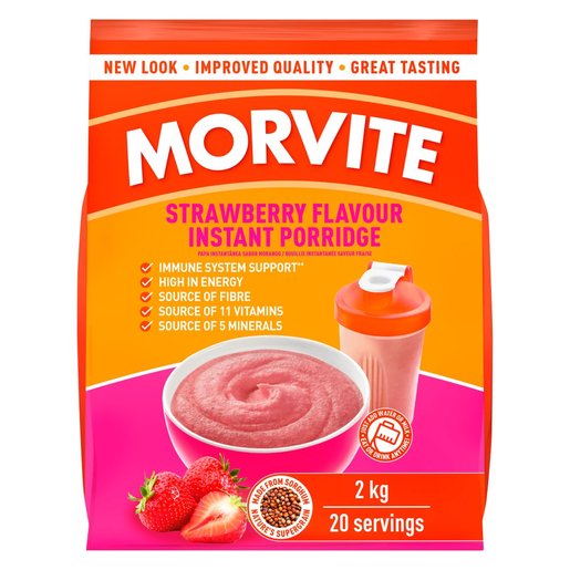 Morvite Sorghum Instant Porridge Strawberry Flavour 2kg | Smart Price ...