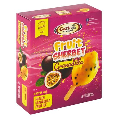 Gatti Ice Cream Fruit Sherbet 6ea | PnP