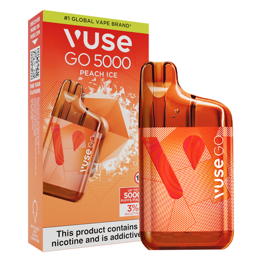 Vuse Go Peach Ice 2.0 5000 Puff Disposable Vape | PnP
