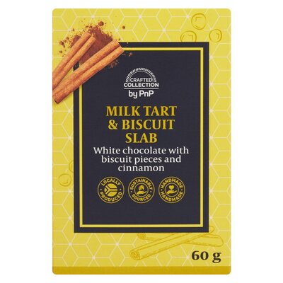 Crafted Collection Milk Tart & Biscuit Slab 60g | PnP