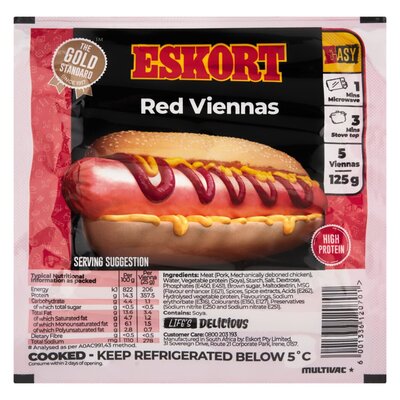 Eskort Rindless Back Bacon 1kg | PnP