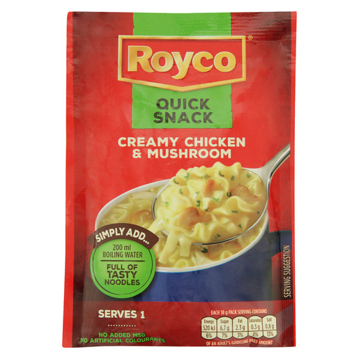 Royco Quick Snack Cream Chicken & Mushroom 38g | PnP