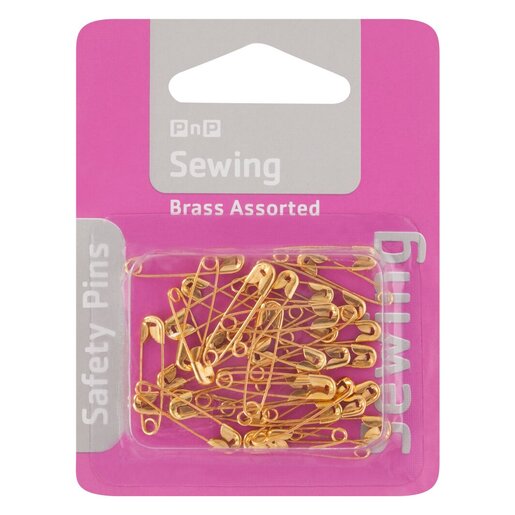 PnP Sewing Assorted Brass Safety Pins | PnP