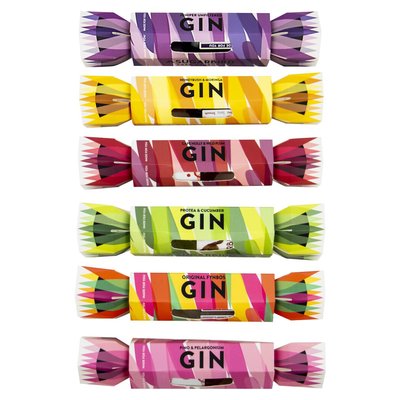 Sugarbird Festive Gin Crackers 6 x 40ml | PnP