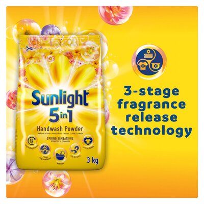 Sunlight Spring Sensations 5in1 Hand Washing Powder 3kg | Smart Price ...