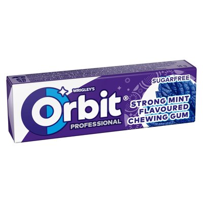 Orbit Professional Strong Mint Chewing Gum 10 Pack | PnP