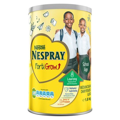 Nestle Nespray Forti Grow Medium Cream Milk Powder 1.8kg | PnP