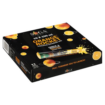 Soga Organic Frozen Orange Ice Rocket Multipack 1L | PnP