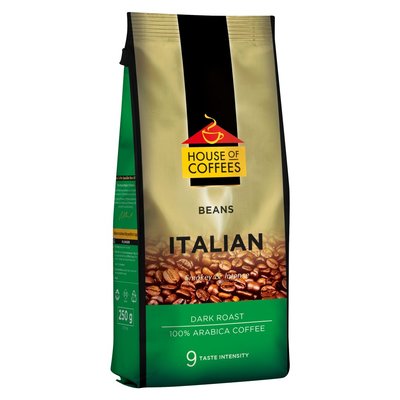House of Coffees Italian Blend Coffee Beans 250g | Smart Price Specials ...