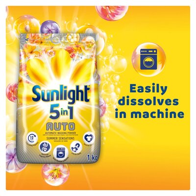 Sunlight Summer Sensations 5in1 Automatic Washing Powder 1kg | Smart ...
