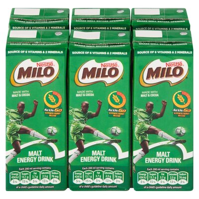Milo Flav Milk Malt Chocolate 200ml x 6 | Smart Price Specials | PnP Home