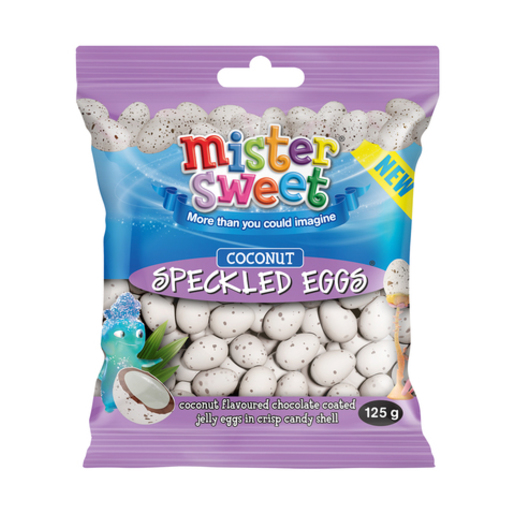 MISTER SWEET SPECKLED EGGS COCONUT 125GR | PnP