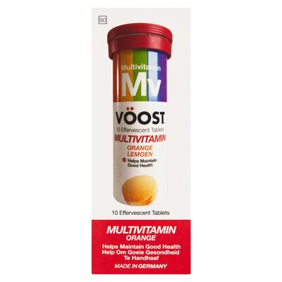 Voost Multivitamin Orange Fizzy 10 Effervescent Tablets | PnP