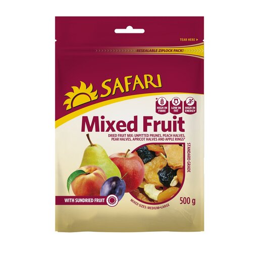 Safari Mixed Dried Fruit 500g | PnP