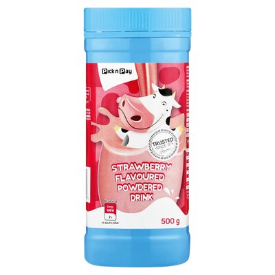 PnP Strawberry Flavoured Powdered Drink 500g | PnP