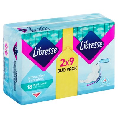 Libresse Maxi Pads Cotton Feel Super Duo 18ea | PnP