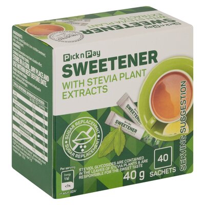PnP Stevia Tablets 40 Pack | PnP