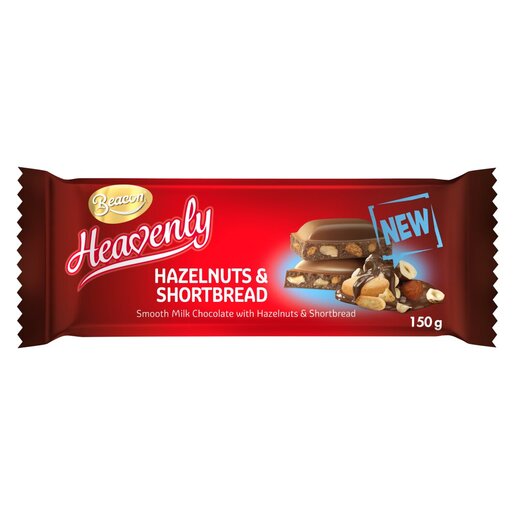 Beacon Heavenly Hazelnuts & Shortbread Milk Chocolate 150g | PnP