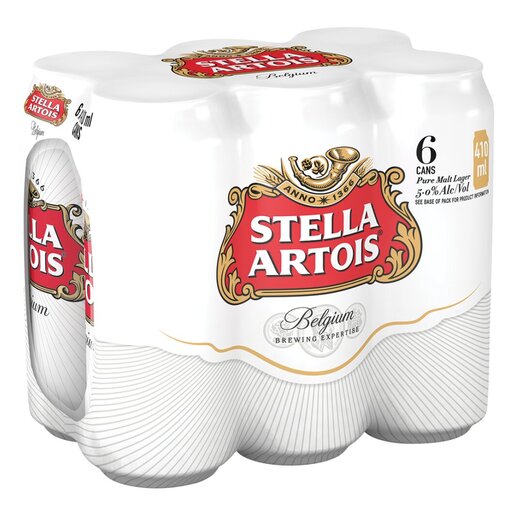 Stella Artois Premium Lager Beer 6 x 410ml | Smart Price Specials | PnP Home