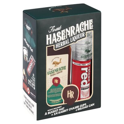 Hasenrache Herbal Liqueur & Red Square Reload Gift Pack 750ml | PnP