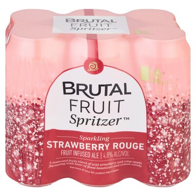 Brutal Fruit Strawberry Rouge Can 6 x 500ml | PnP