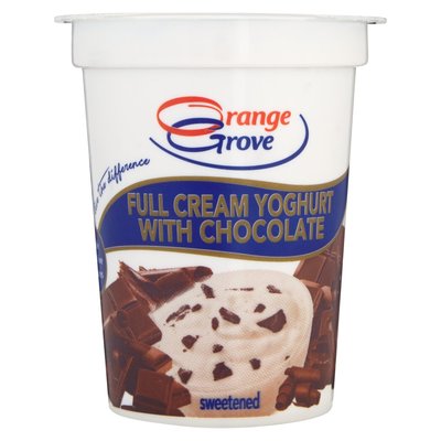Orange Grove Full Cream Chocolate Yoghurt 175ml | PnP