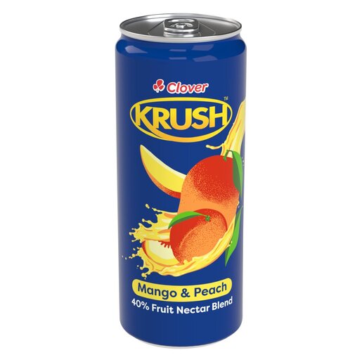 Clover Krush Mango & Peach 40% Fruit Nectar Blend 300ml | PnP