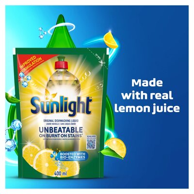 Sunlight Regular Degreasing Dishwashing Liquid Detergent Refill 750ml | PnP