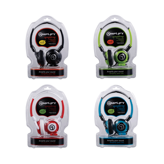 Amplify Headphone Symphony with Mic Black | PnP