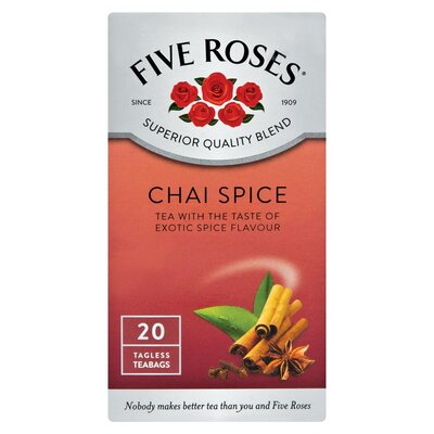 Five Roses Chai Spice Flavour Tea 20 Pack | PnP