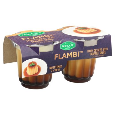 Fair Cape Creme Caramel Flambi Dessert 2 x 100g | PnP