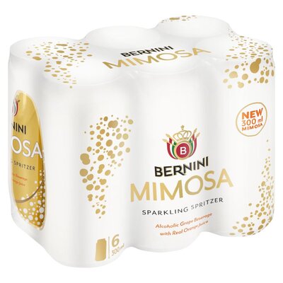 Bernini Mimosa Can 6 x 300ml | PnP